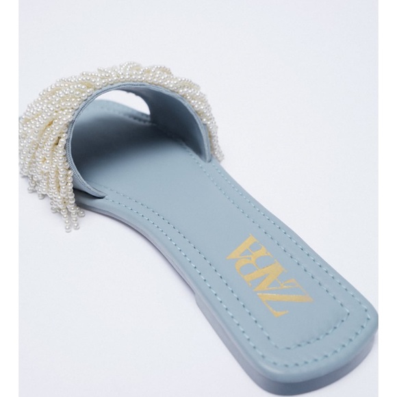 Zara | Shoes | Zara Pearl Sandals | Poshmark